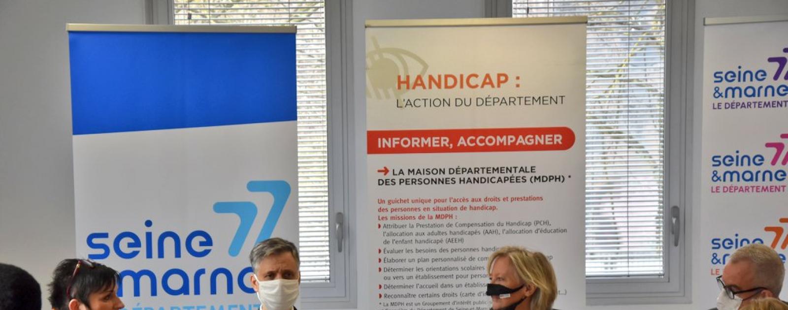 Visite de Sophie Cluzel | MDPH 77